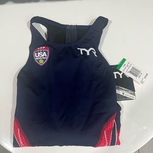 TYR | Swim | Tyr Usa Water Polo Womens Phoenix Destroyer One Piece Swimsuit Navy Size 36 | Poshmark